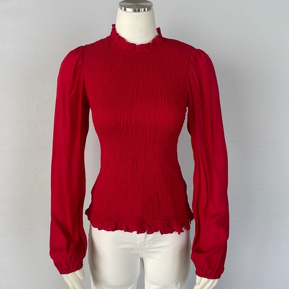 VENUS | Tops | Nwot Venus Elastic Bodice Red Top Small | Poshmark